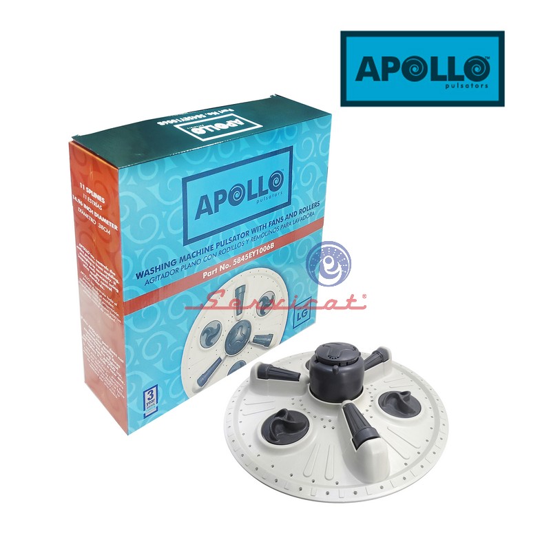 AGITADOR PLANO 38CM APOLLO LAVADORA LG | Clientes VIP
