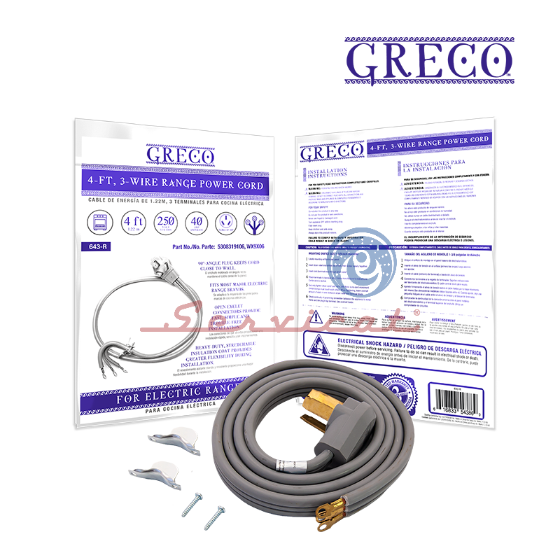 CABLE DE ENERGÍA 1.22M GRECO COCINA WHIRLPOOL - GENERAL ELECTRIC ...