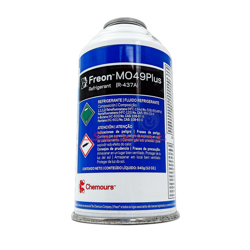 POTE DE GAS REFRIGERANTE R437A - 340GR REFRIGERADORA TODAS LAS MARCAS ...