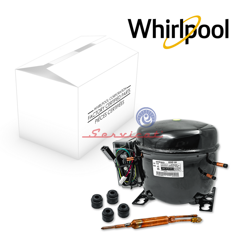 COMPRESOR INVERTER 1/5HP R134A REFRIGERADORA WHIRLPOOL | Clientes VIP